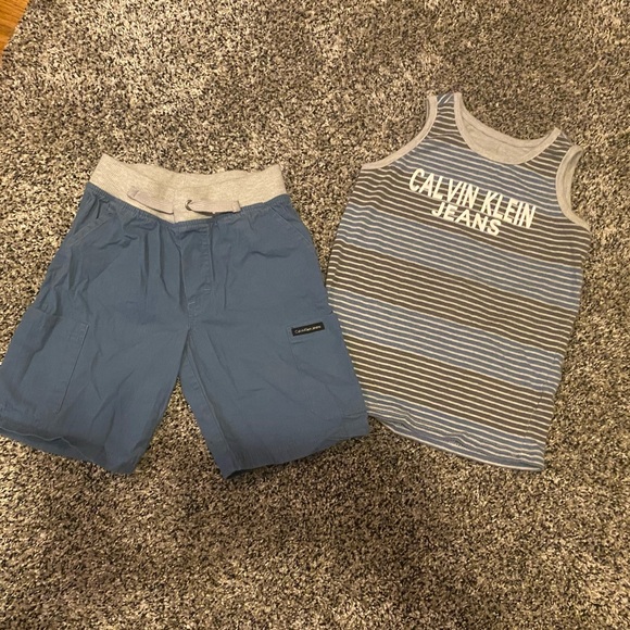 Calvin Klein | Matching Sets | Calvin Klein Short And Tank Set | Poshmark
